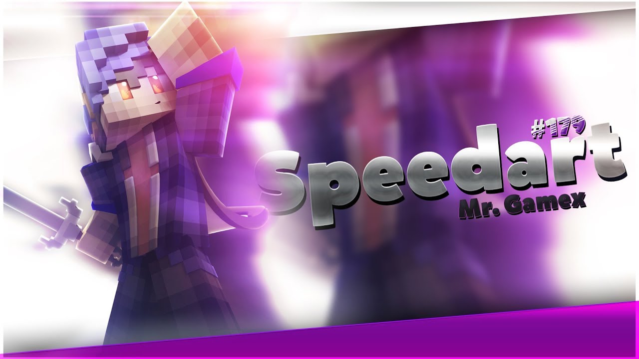 Plain Minecraft Avatar Speedart | Mr. Gamex [179] - YouTube