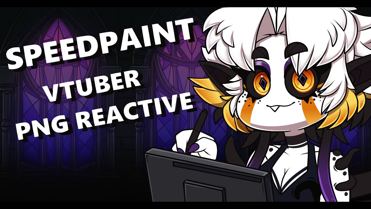 Lets Make a Vtuber Reactive Png!【Speedpaint】 - YouTube