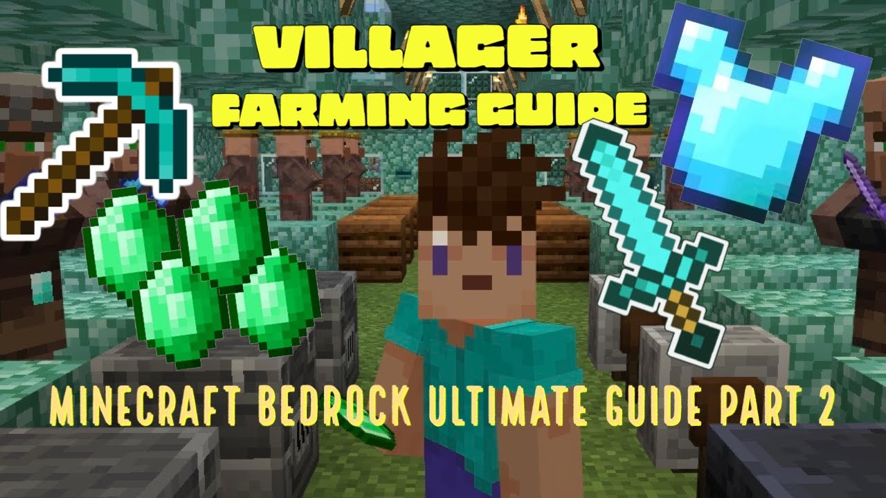 VILLAGER TRADING POST MINECRAFT BEDROCK!!! Part 2 of the Ultimate ...