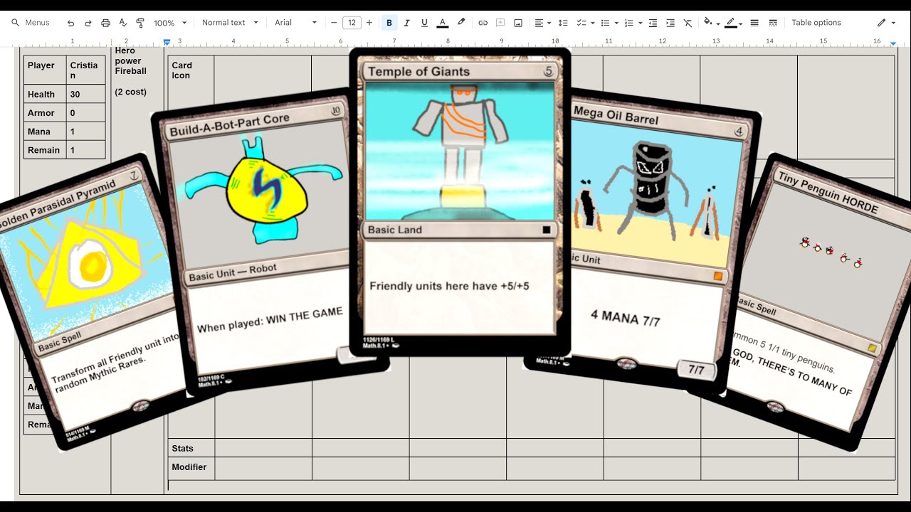 This Makeshift Card Game is Played on GOOGLE DOCS! - YouTube