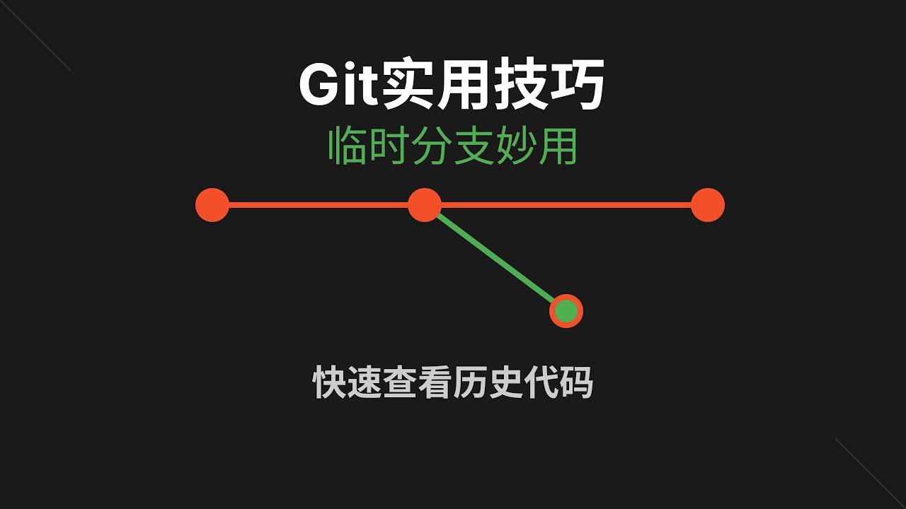 【git实用技巧】如何快速切换到某个特定的commit？一个临时分支帮你搞定！ Youtube 8379
