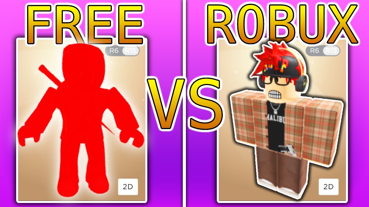 These FREE AVATARS Actually Look COOLER Than Robux Avatars! (Roblox ...