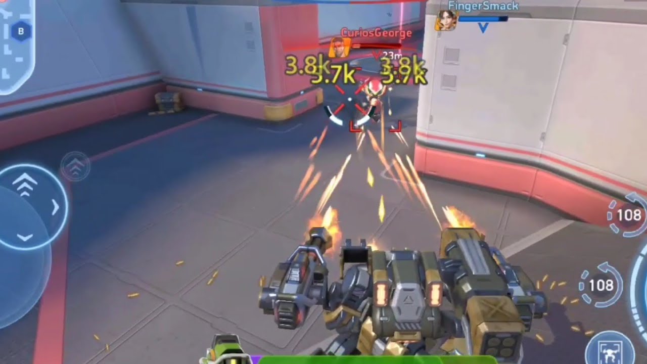 The STRONGEST Minigun Yet! - Mech Arena Gameplay - YouTube