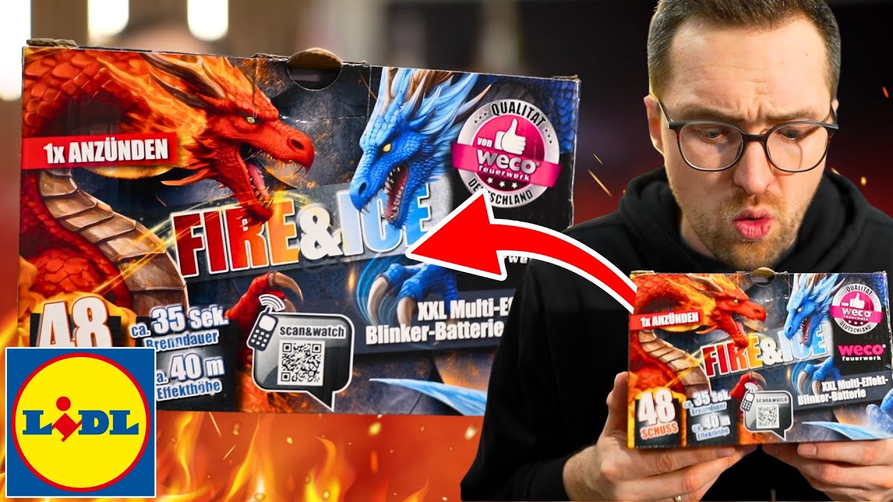FIRE & ICE von Lidl 🔥 | Feuerwerk Neuheit 2025 | 16,99€ - YouTube