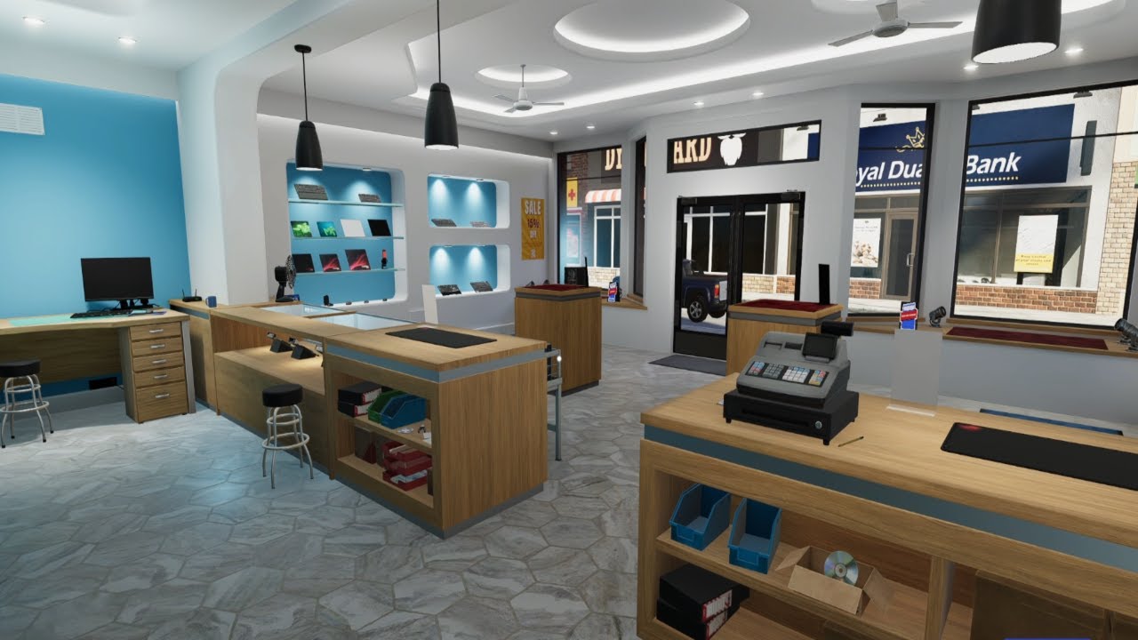 New Storefront | PC Building Simulator 2 Part 3 - YouTube