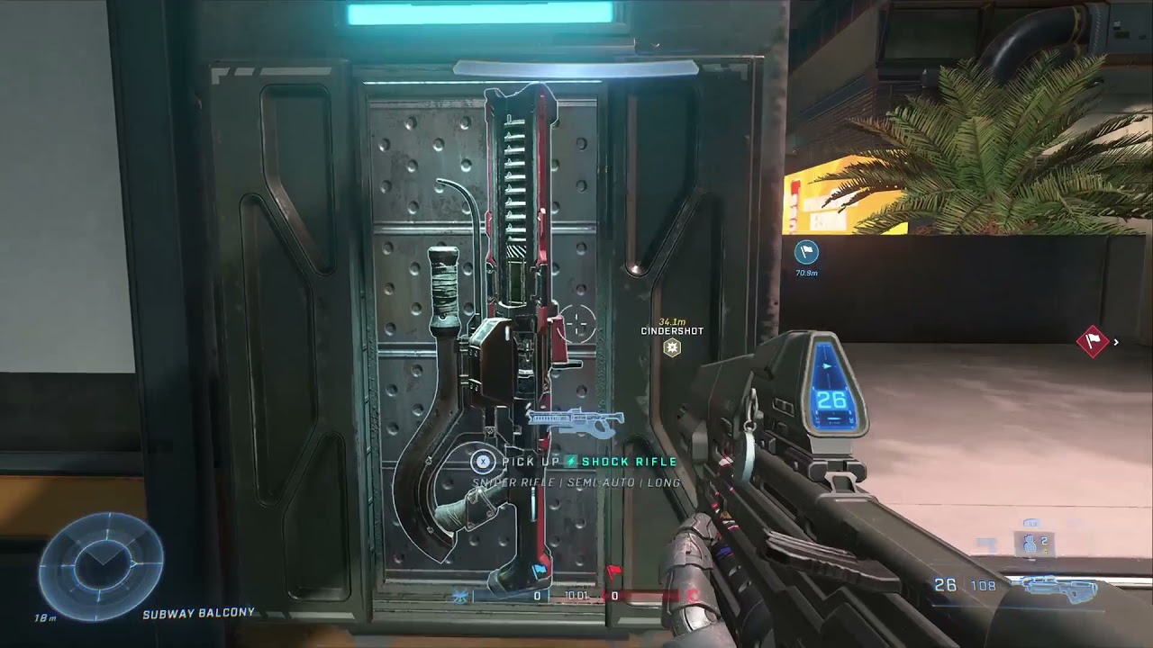 Where To Find The Shock Rifle On The Map Streets | Halo Infinite ...