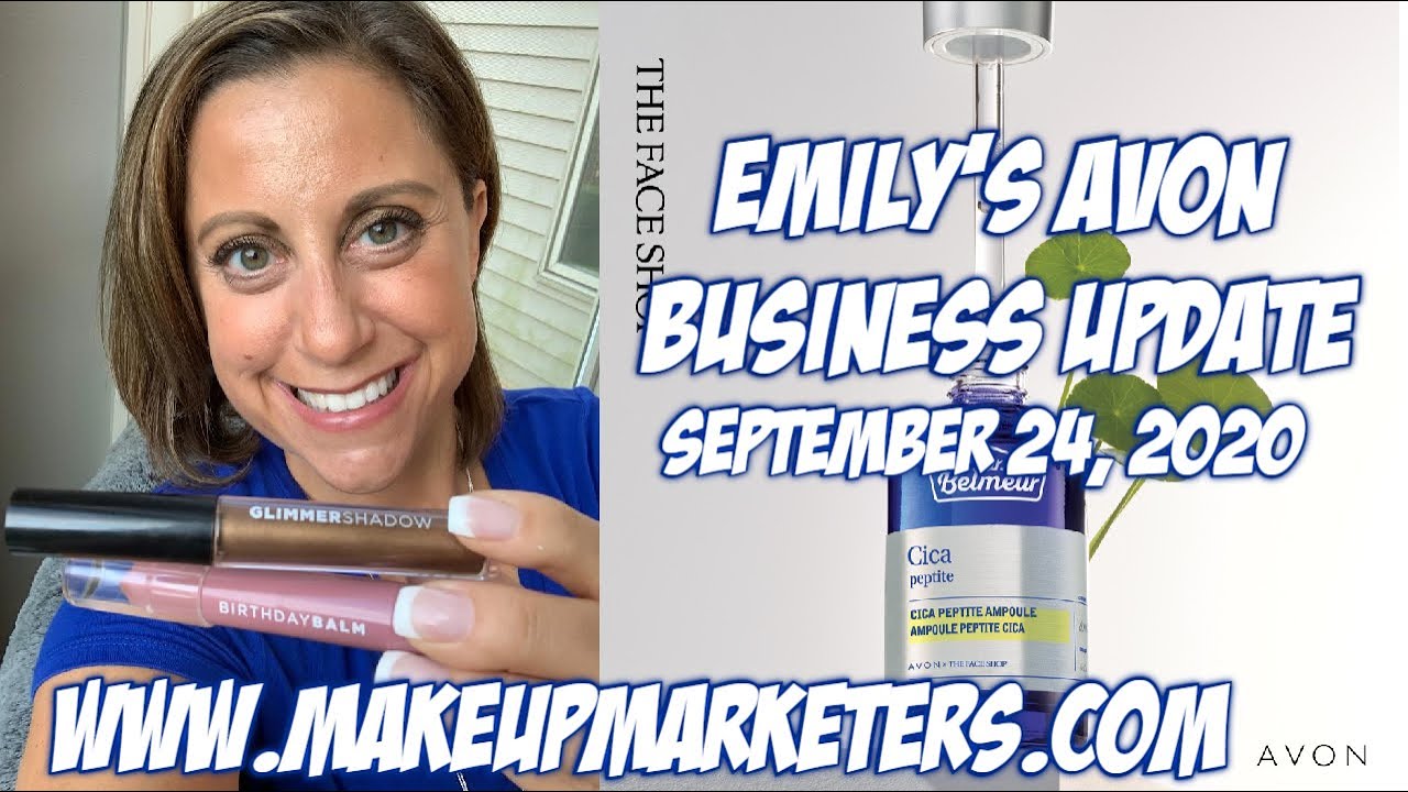 Emily's Avon Business Update - September 24, 2020 - YouTube