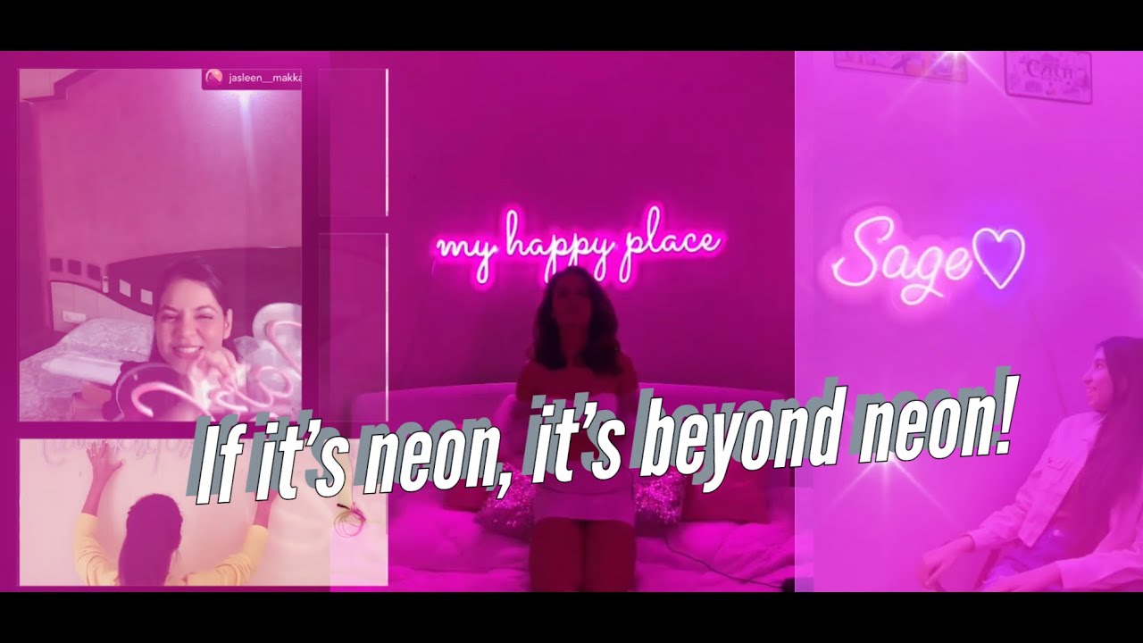 Express your personal style with our custom neon signs | beyond neon ...