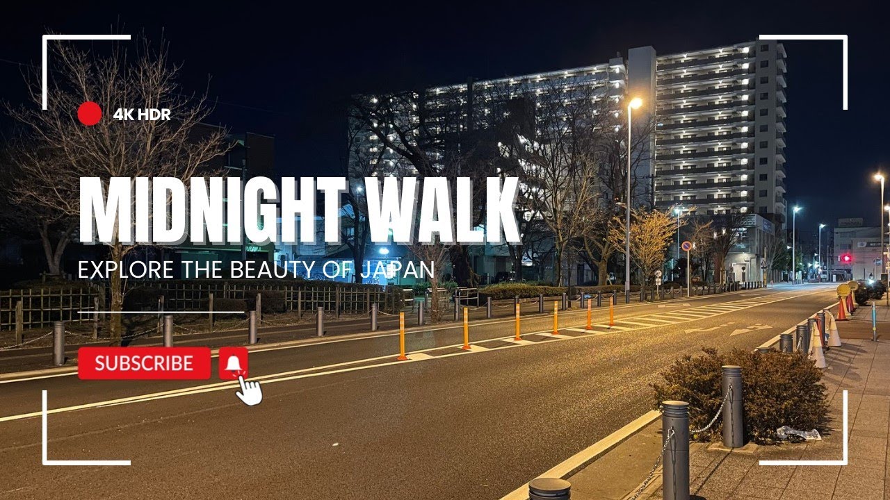 Japan Night Walk | 4K Japan Vlog | 🌸 Relaxing 4K Ambience | Hidden ...