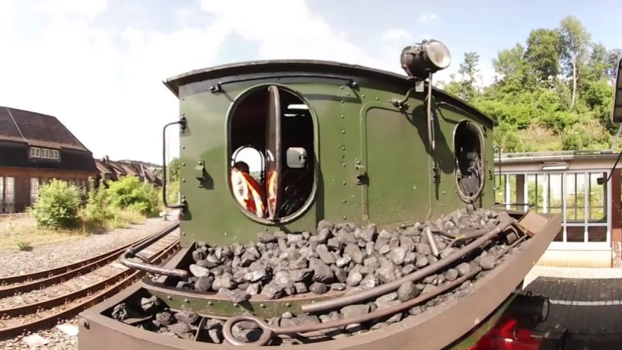 Steam Train in 360° - YouTube