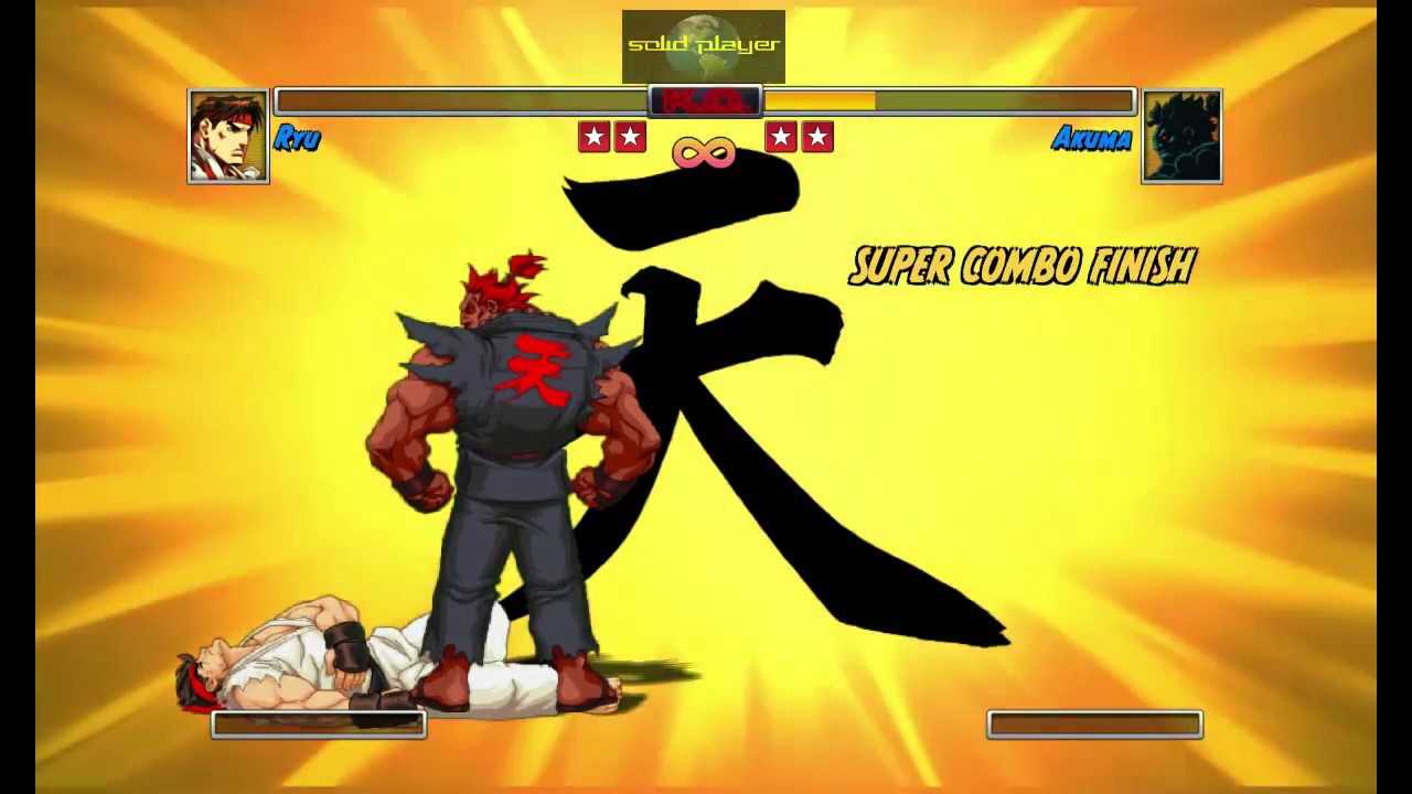 Ryu vs Akuma - Super Street Fighter II Turbo HD Remix - YouTube