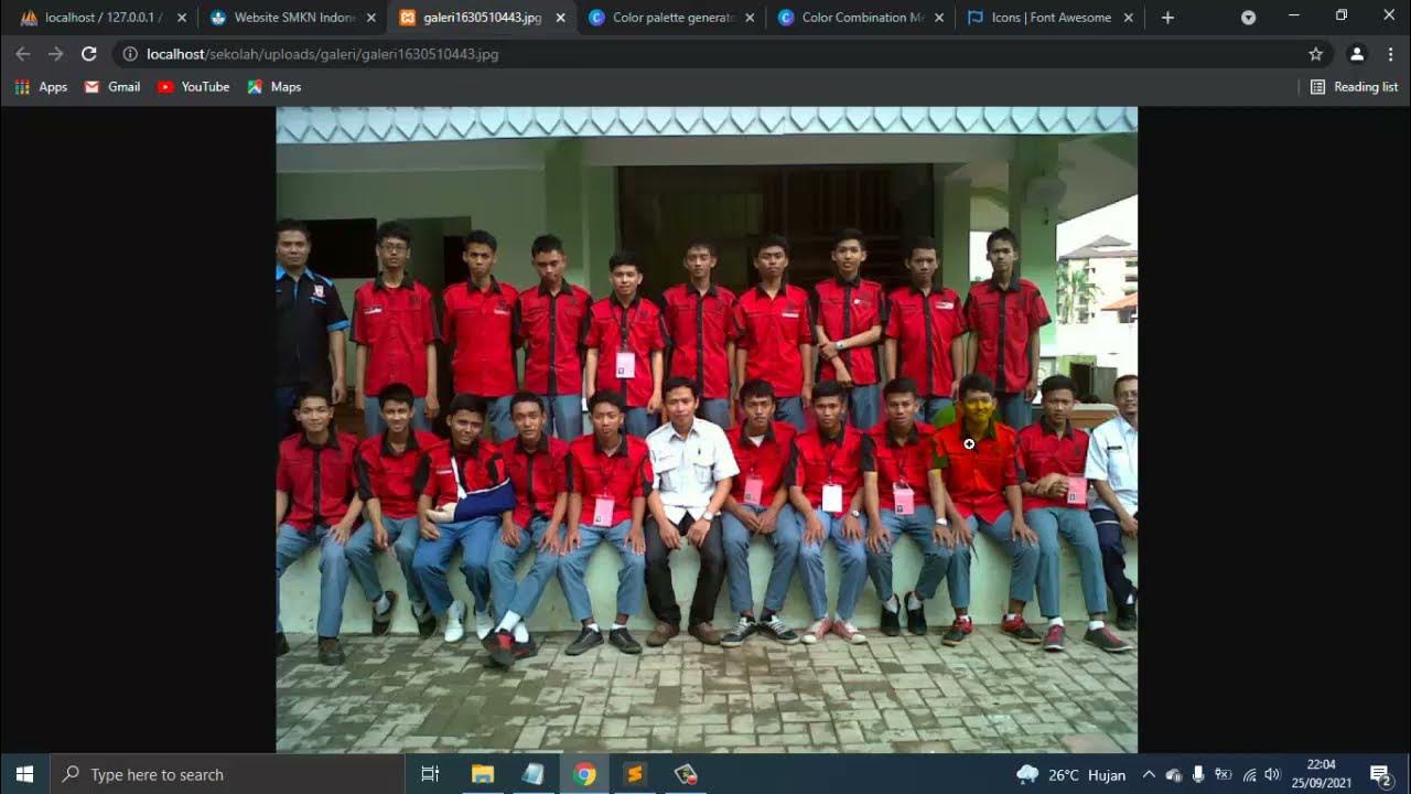 Tutorial Membuat Website Sekolah dengan PHP dan MySQL | Galeri #15 - YouTube
