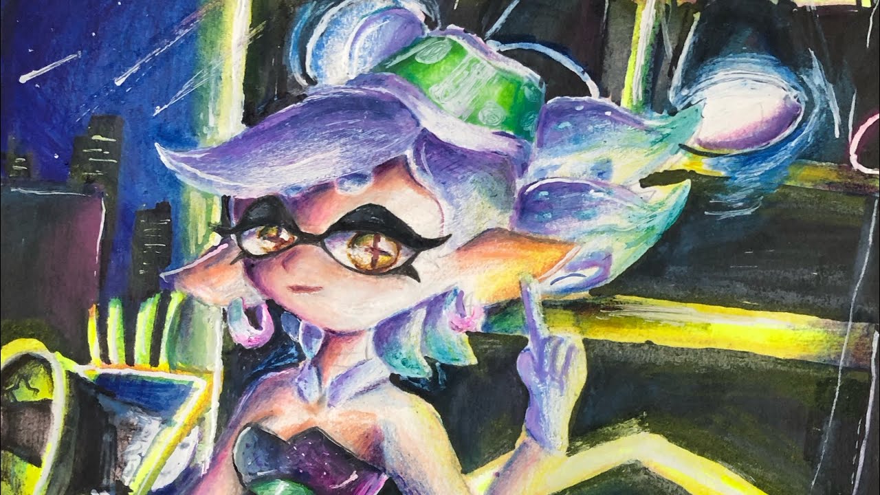 (Redraw) Drawing Marie (Splatoon 3 DLC/ splatoon) - YouTube
