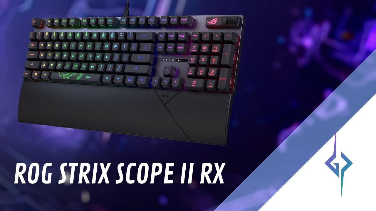 ROG Strix Scope II RX | ROG RX Switches & IP57 Gaming Keyboard - YouTube