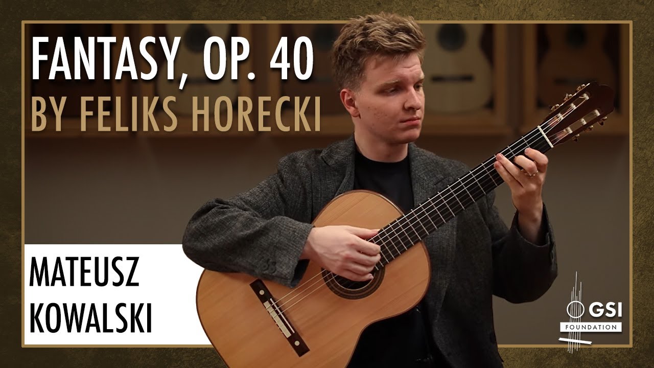 Mateusz Kowalski performs "Fantasy, Op. 40" by Feliks Horecki on a 2018 Florian Blochinger ...