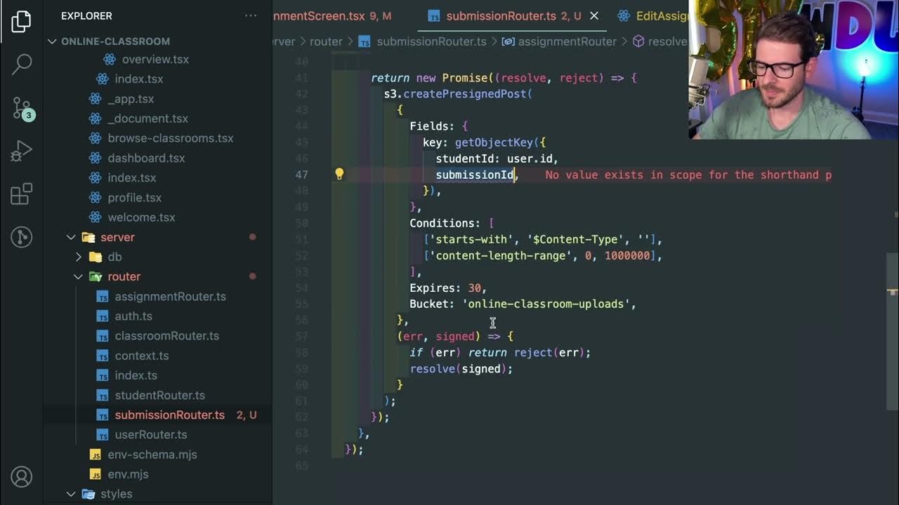 Live coding features - Student can upload their assignment files | T3 ...