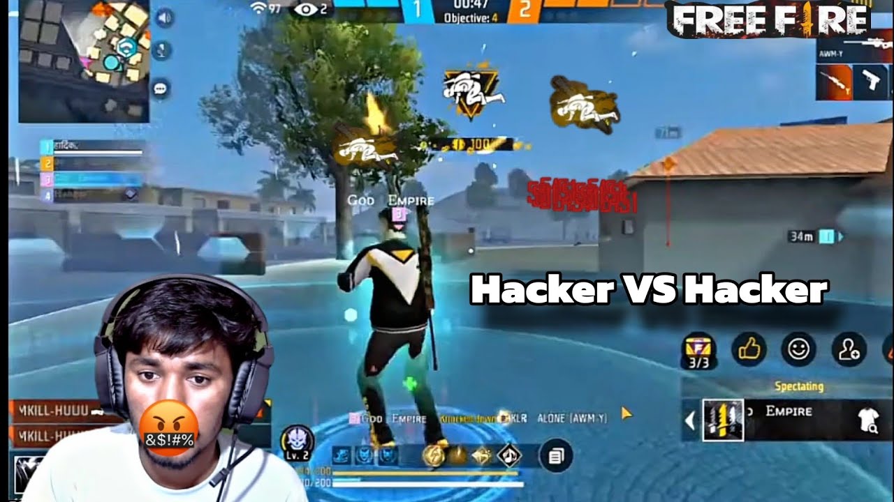 Hacker VS Hacker Fight😱 Garena Plz Ban Hacker - YouTube