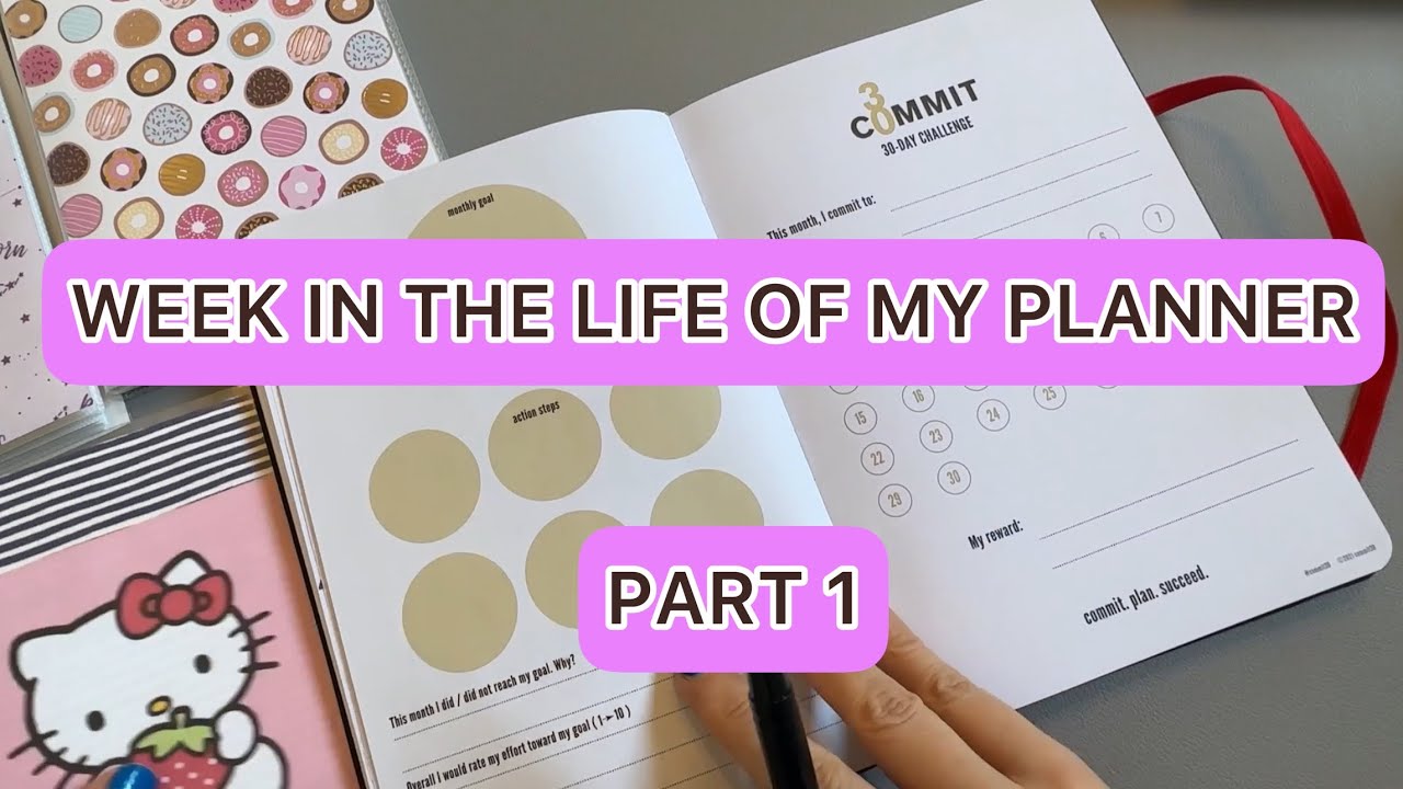 CHECKING IN DAILY W/ MY PLANNER | COMMIT 30 - YouTube