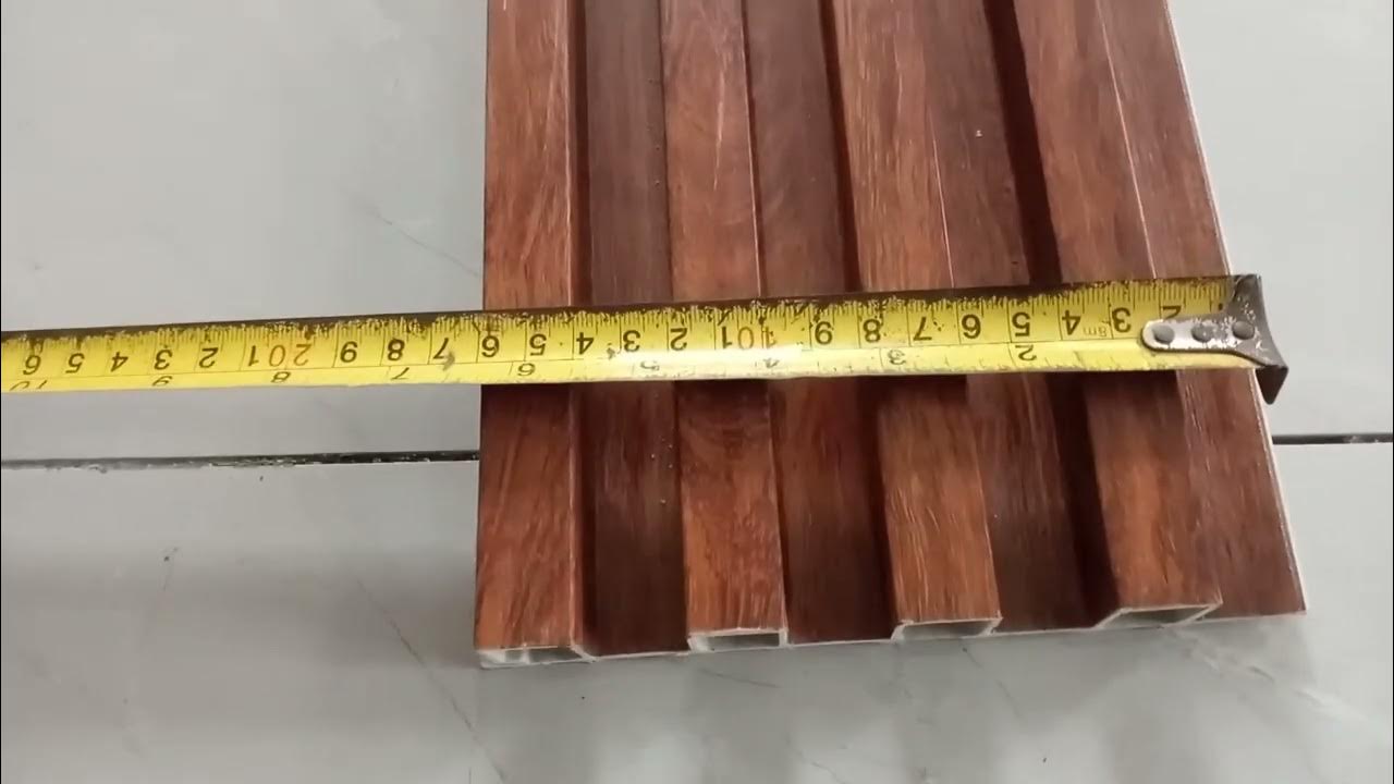 ACTUAL SUKAT NG WALL PVC PANEL.#PVC - YouTube