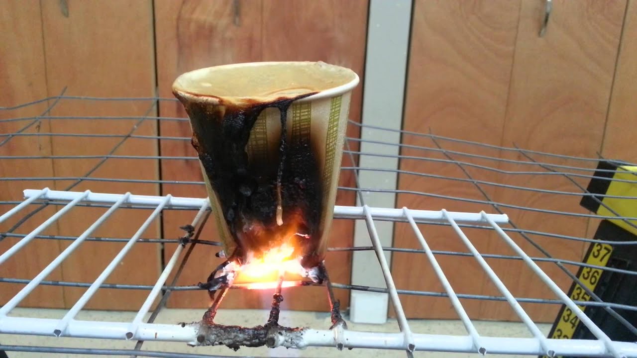 Fire Proof Paper Cup - YouTube