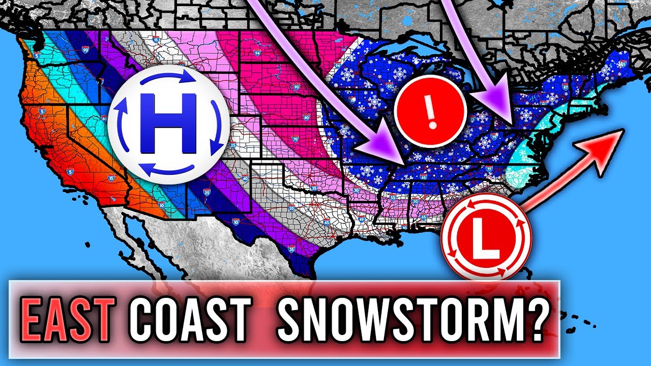 Potential For An East Coast Snowstorms?! MASSIVE Blizzard? Or Another ...