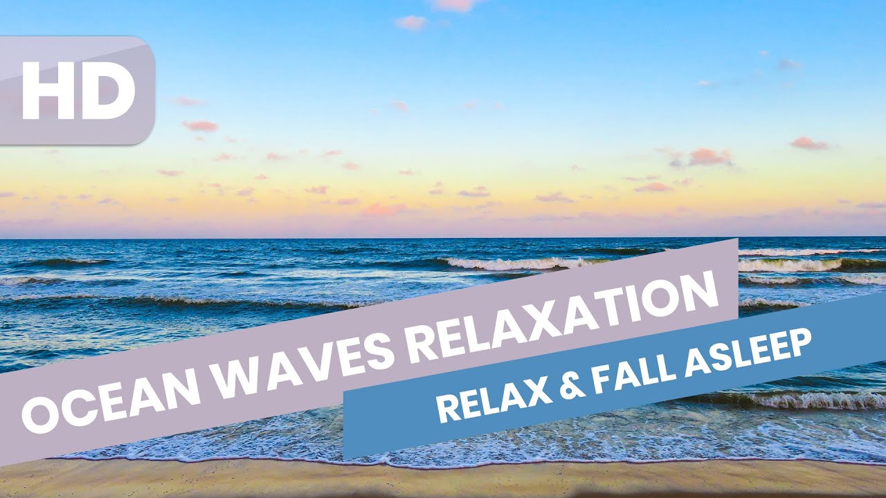 1 hour Relaxing Ocean Waves, Soothing Waves Crashing on beach, Calming ...