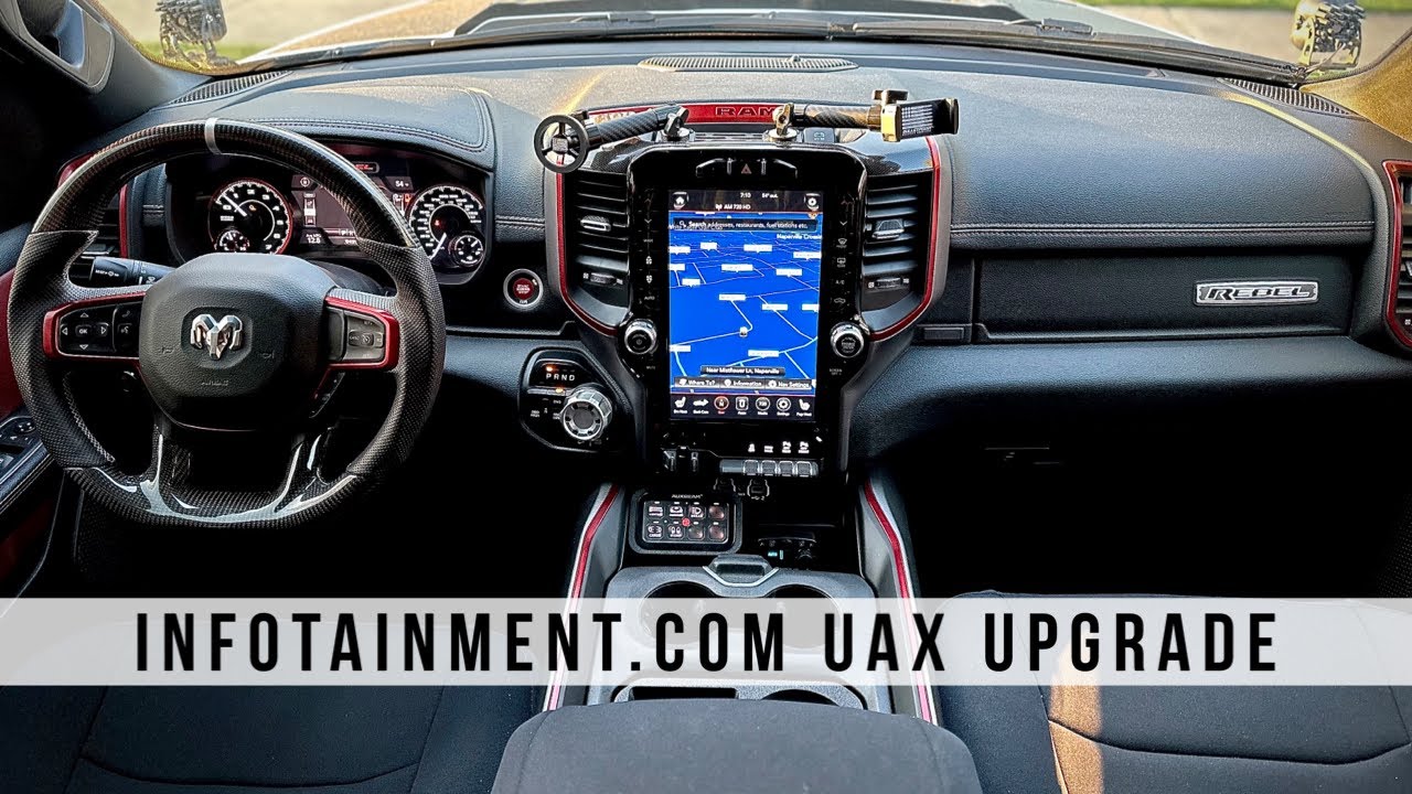 Infotainment.com - 12" UAX Installation - Ram Rebel #infotainment # ...