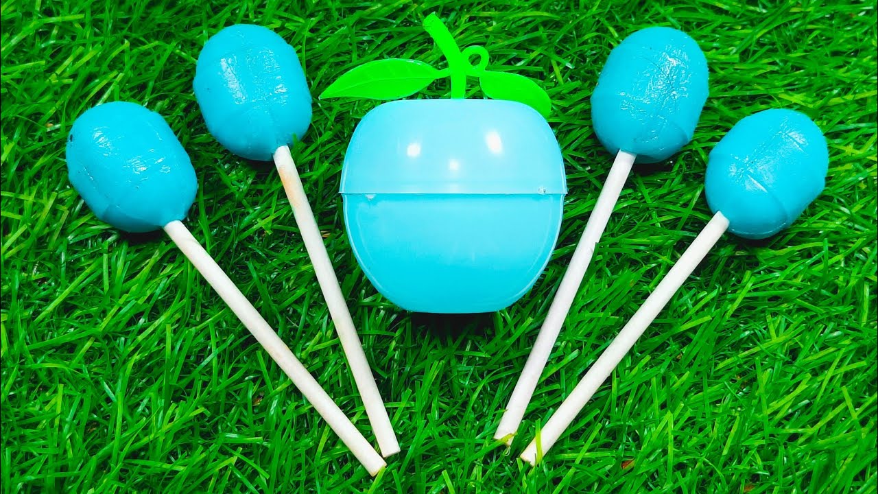 Sayan Colour Apple & Rainbow Candy Lollipops ASMR Videos - YouTube