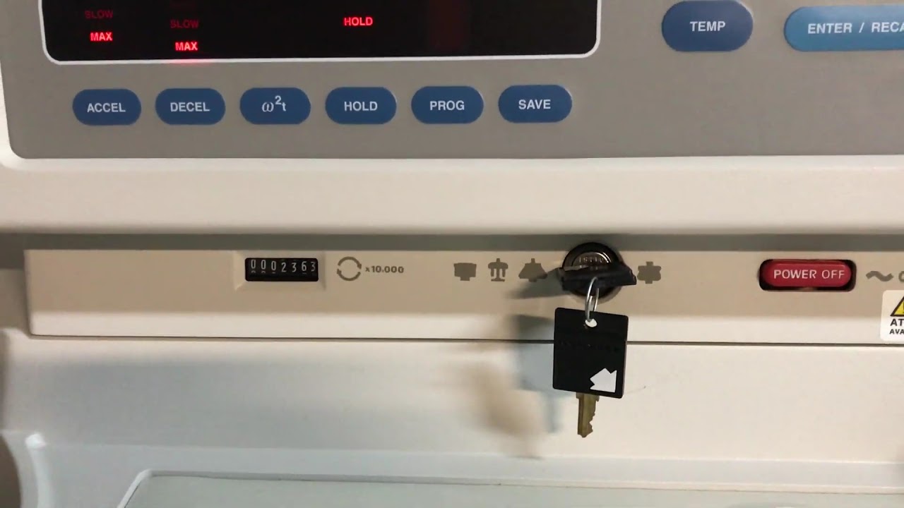 Beckman Coulter Optima L-100K ultracentrifuge - YouTube