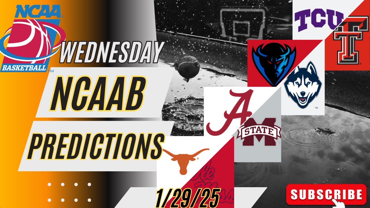 College Basketball Picks & Predictions Today 1/29/25 | NCAAB Picks ...