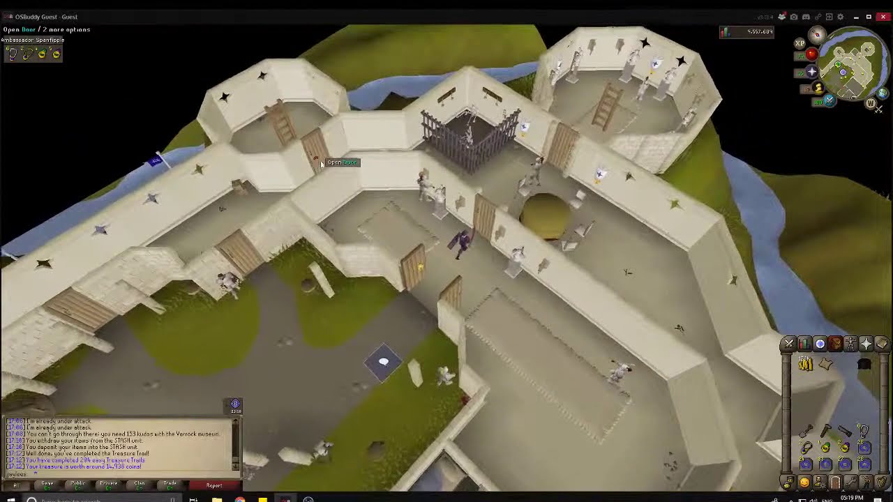 osrs clue scroll - Talk to ambassador spanfipple in the white knights ...