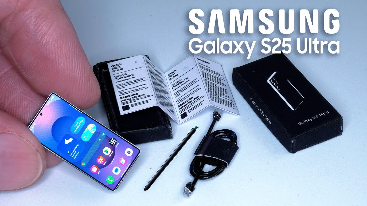🔥 Mini Samsung Galaxy S25 Ultra for Dolls! Easy DIY! 📱 - YouTube
