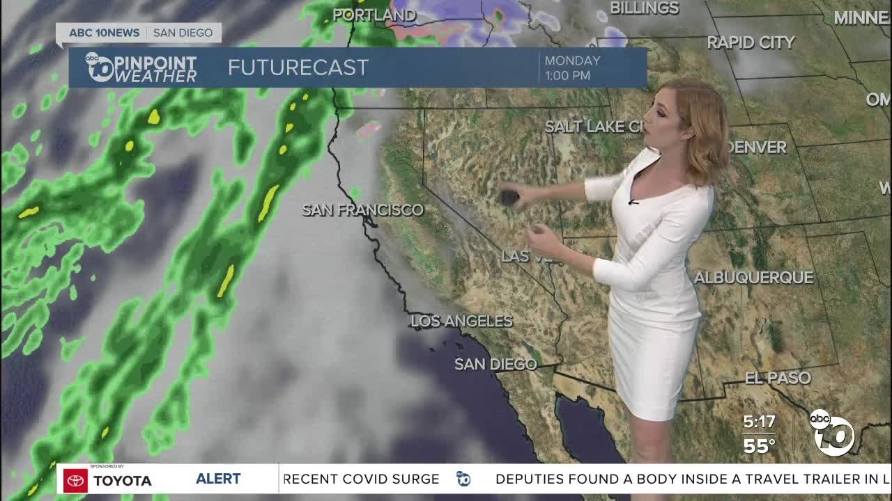 ABC 10News Pinpoint Weather with Meteorologist Leah Pezzetti - YouTube
