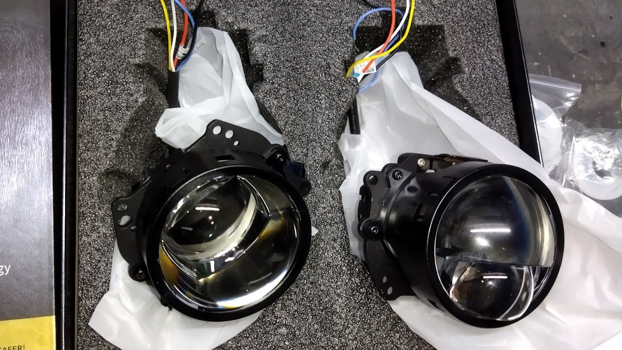 Супер свет,для авто/Bi led Aozoom. - YouTube