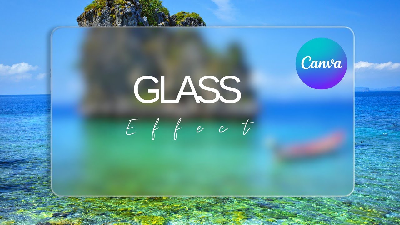 Glass Morphism Effect in Canva || Canva Tutorial - YouTube