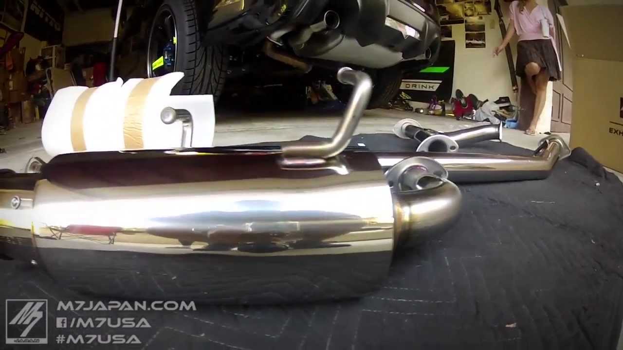 M7 Japan Muffler Install: #TeamSBK FRS - YouTube