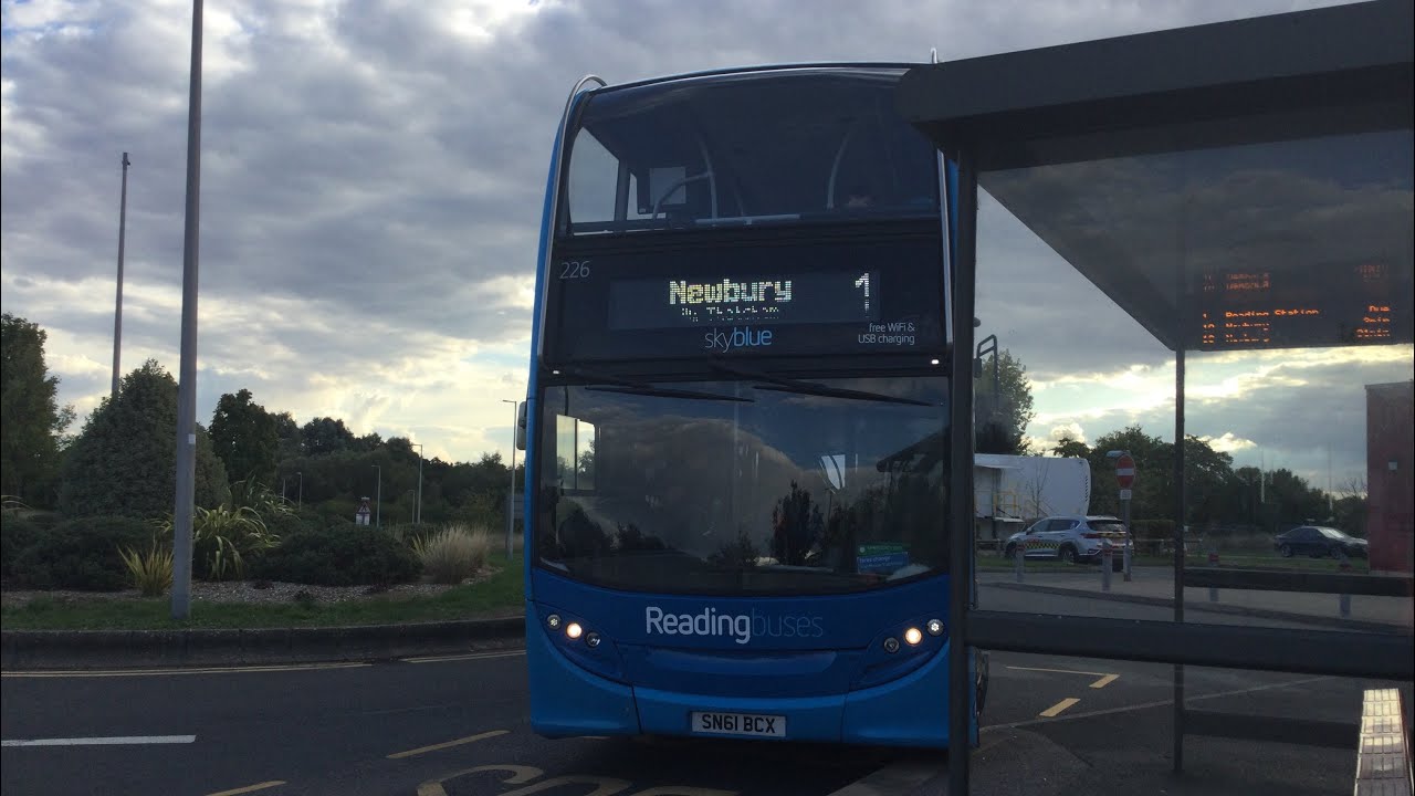 *Rare On Route 1* Reading Buses Enviro400 226 (SN61 BCX) On Route 1 To ...