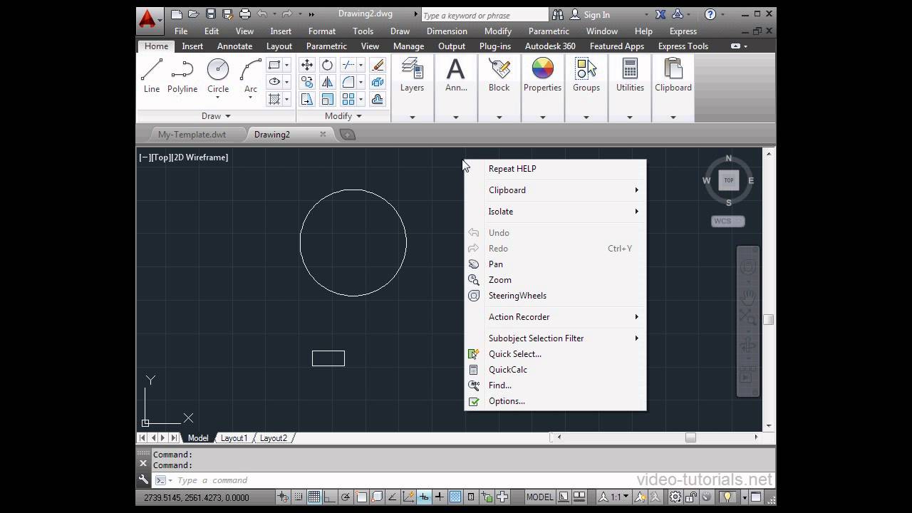 AutoCAD tutorials - learn how to use templates to simplify your work ...