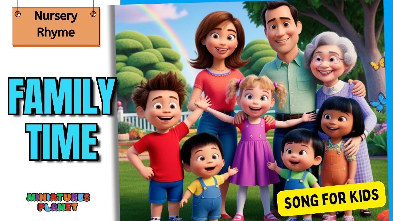 Family Fun Song for Kids | Meet the Family! | Nursery Rhyme & Dance ...