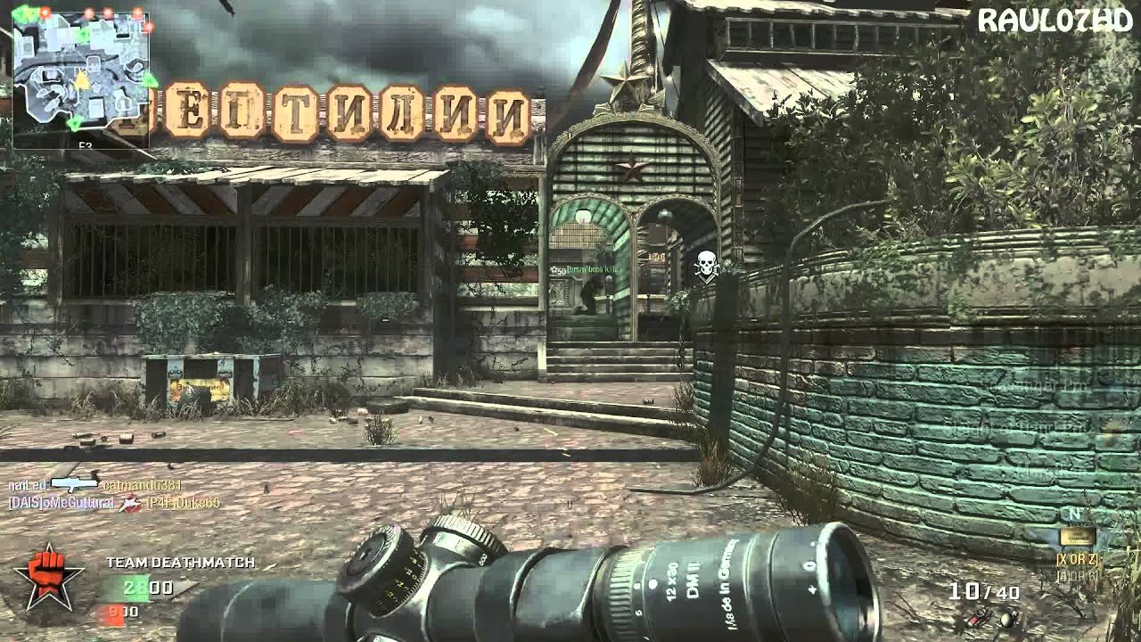 Call Of Duty Black Ops Team DeathMatch Zoo (Escalation Map) w/ L96AW ...