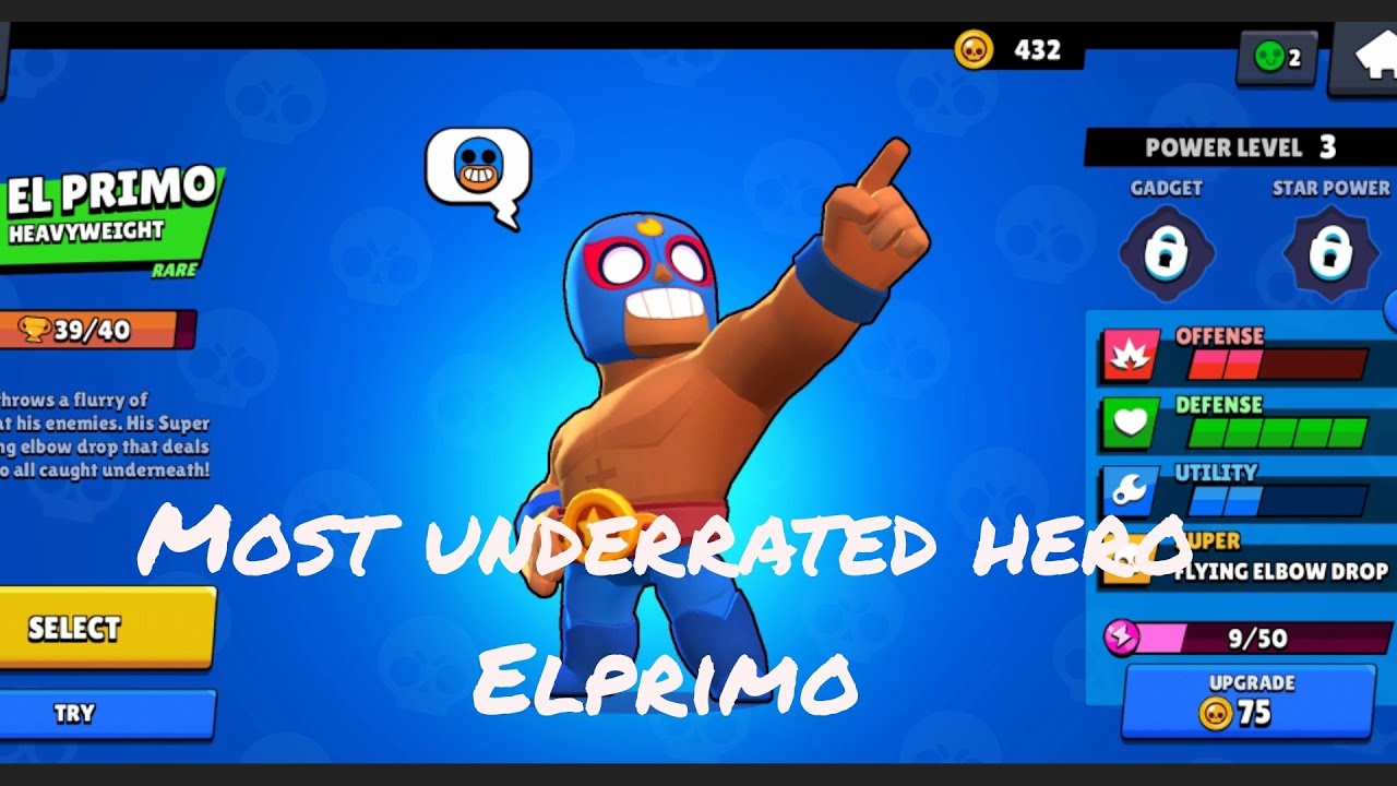 brawl stars gameplay | ell primo gameplay | most underrated brawler ...