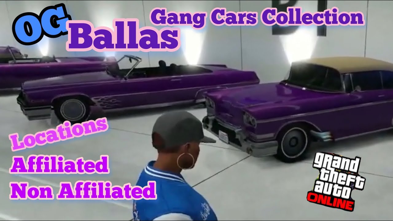 GTA online - All gang cars, including unaffiliated. - YouTube