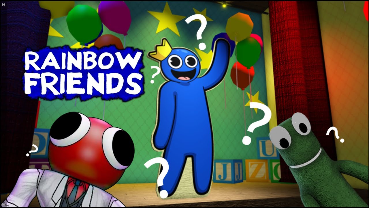 rainbow friends(Roblox horror game) - YouTube