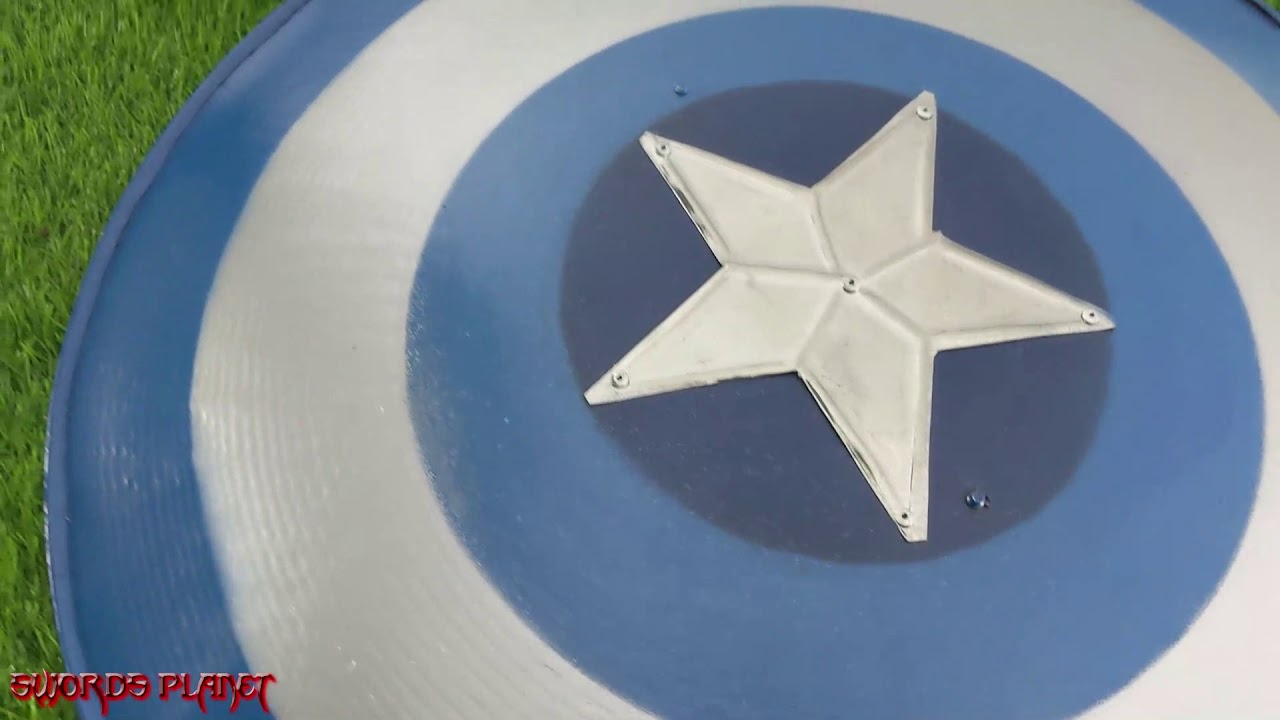 Captain America Shield Metal | Blue Edition | Swords Planet - YouTube