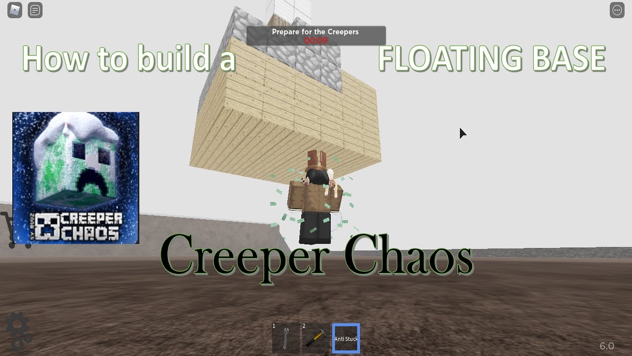 How to build a FLOATING base in Creeper Chaos - YouTube