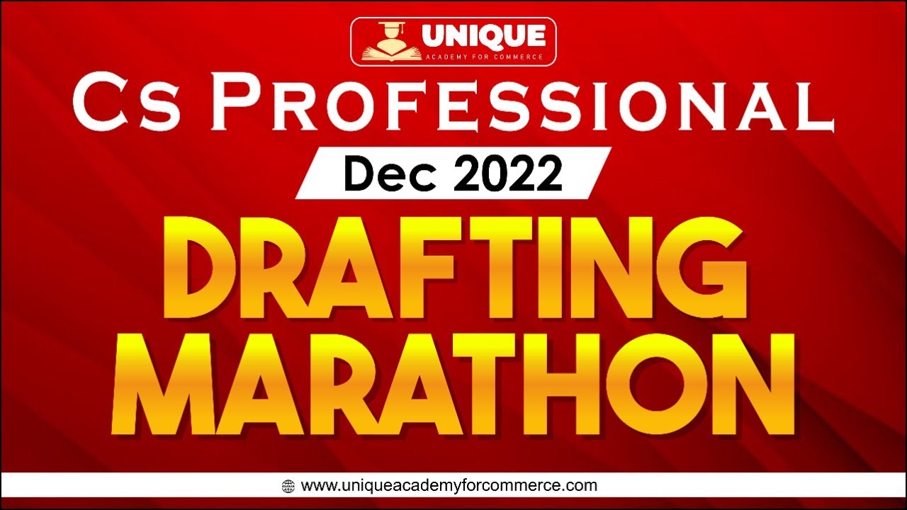 CS PROFESSIONAL DRAFTING MARATHON | DRAFTS SESSION - YouTube