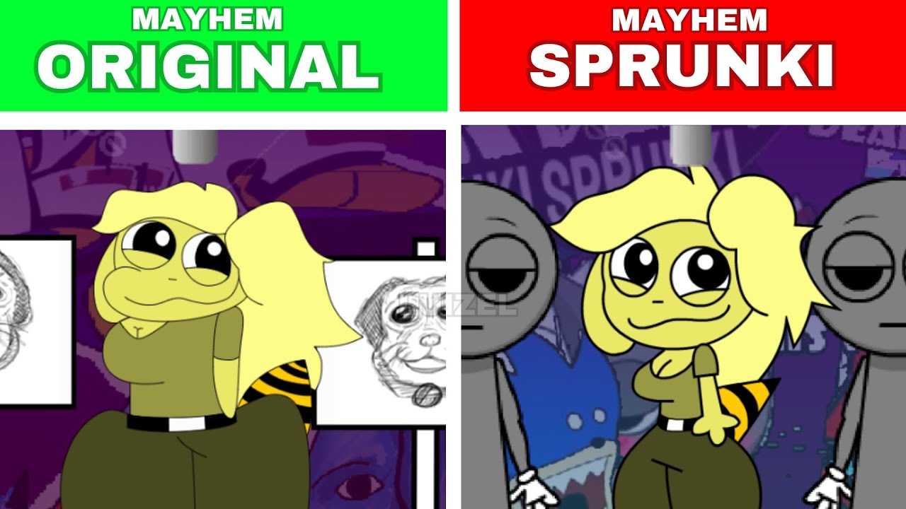 Incredibox ONESHOT - Pibble Mayhem vs Sprunki Mayhem - YouTube