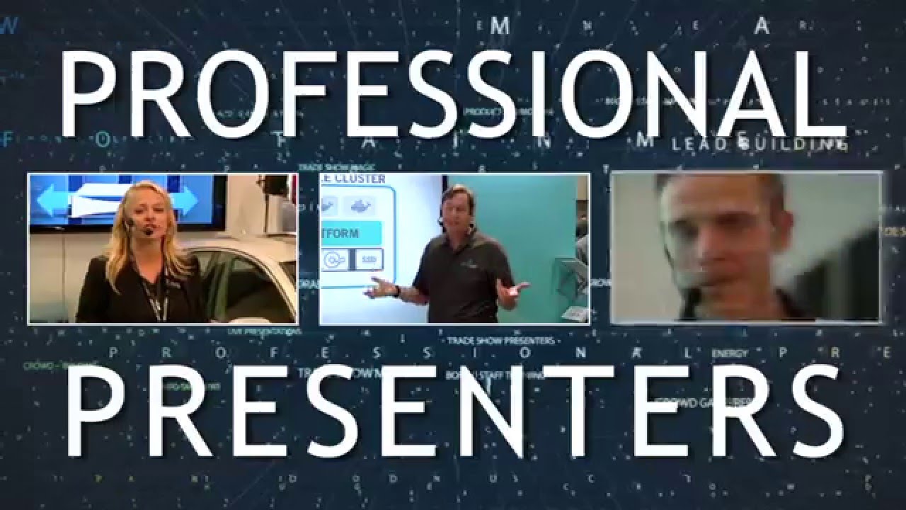 Magnet Productions' Trade Show Presenters - YouTube