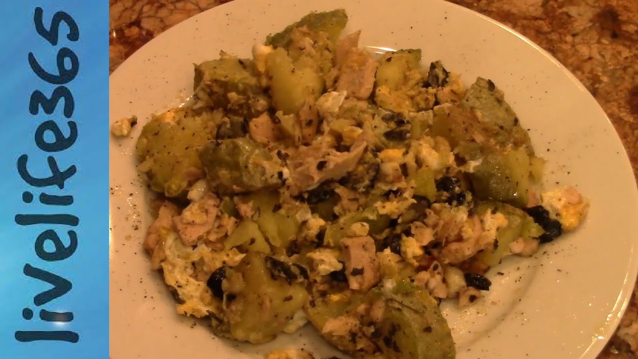 How to...Make a Killer Tuna, Potato & Olive Hash - YouTube