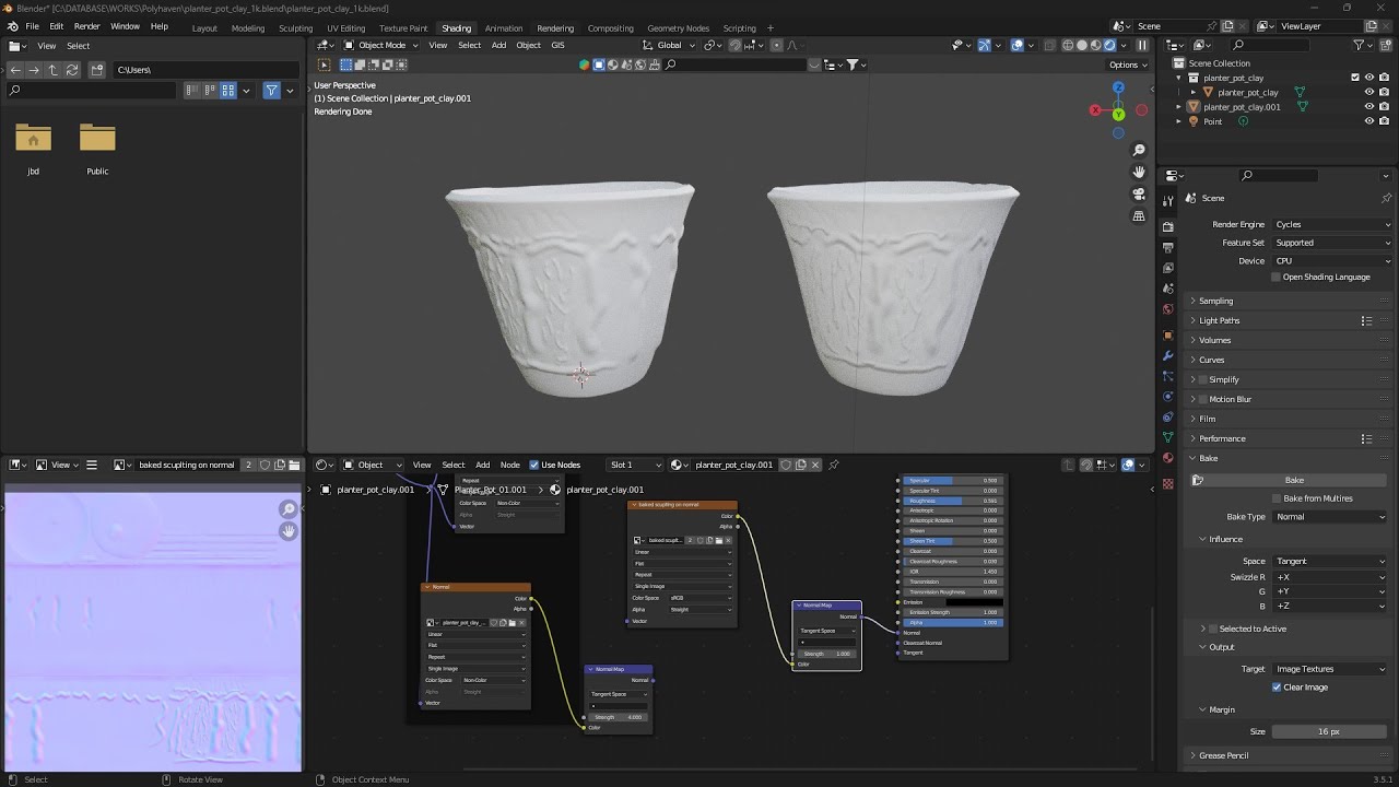 Videoguide - Bake Normal Map From High Poly Detailed Object Onto Low ...